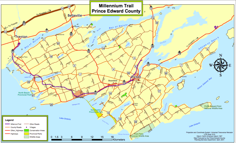 millennium trail map